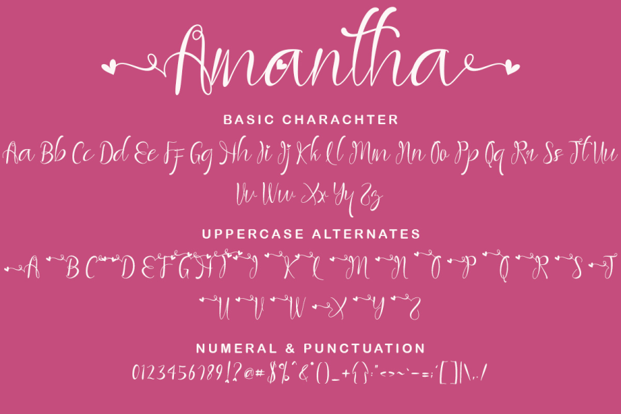 Amantha Font · 1001 Fonts