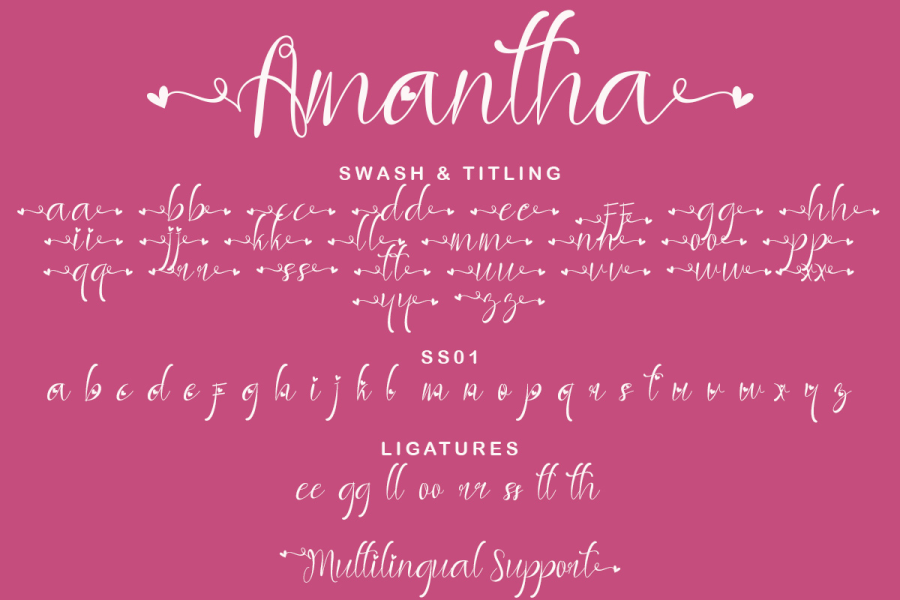 Amantha Font · 1001 Fonts