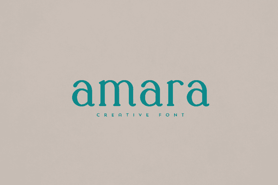 Amara Font · 1001 Fonts
