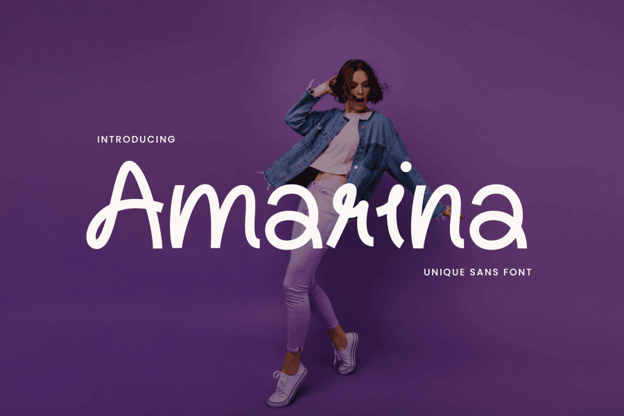 amarina Font · 1001 Fonts
