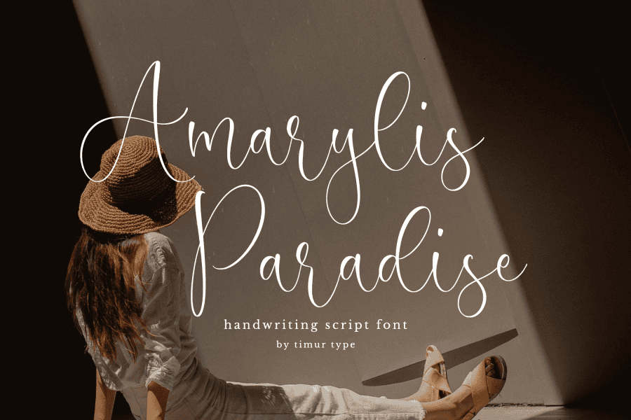 Amarylis Paradise Font · 1001 Fonts