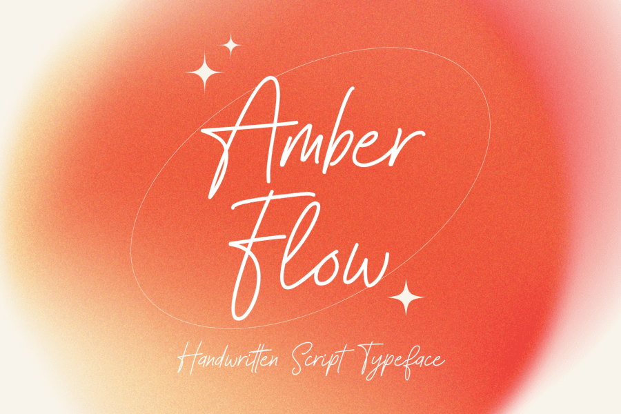 Amber Flow Font Family · 1001 Fonts