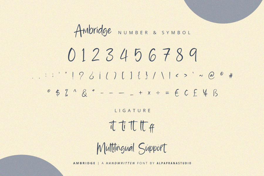 Ambridge Font · 1001 Fonts