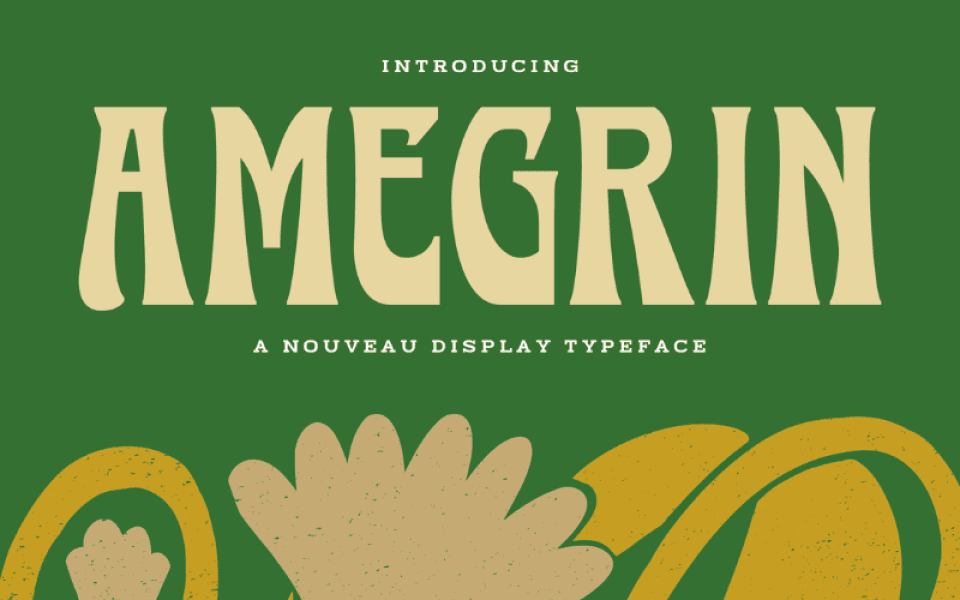 1 Free Art Nouveau, Artistic Display, Retro Font · 1001 Fonts