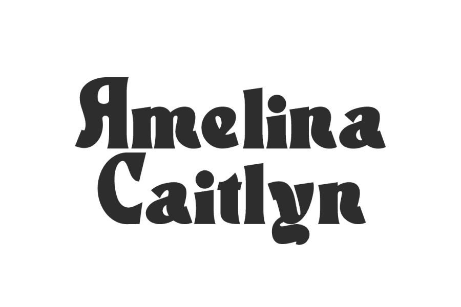 Amelina Caitlyn Demo Font · 1001 Fonts