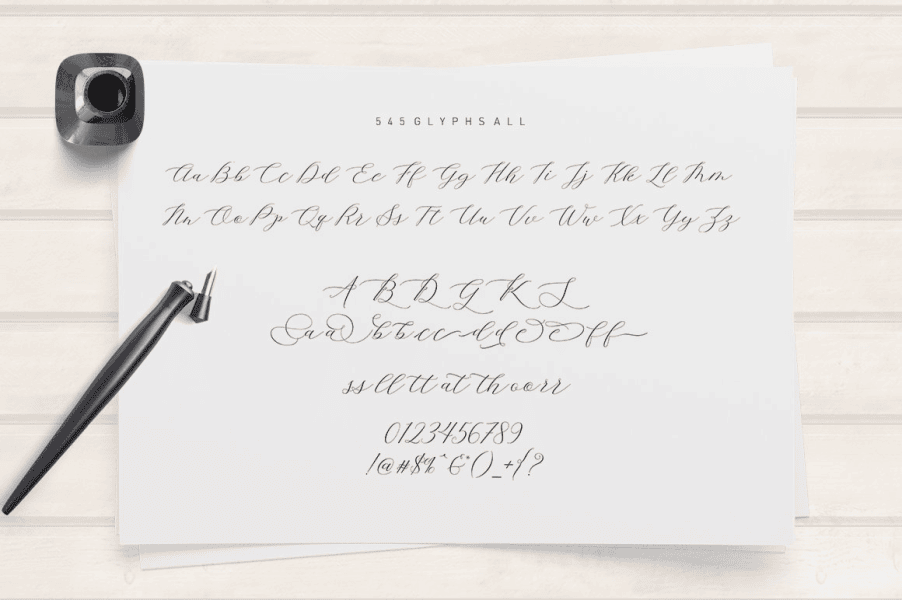 Amelina Script Font Family · 1001 Fonts