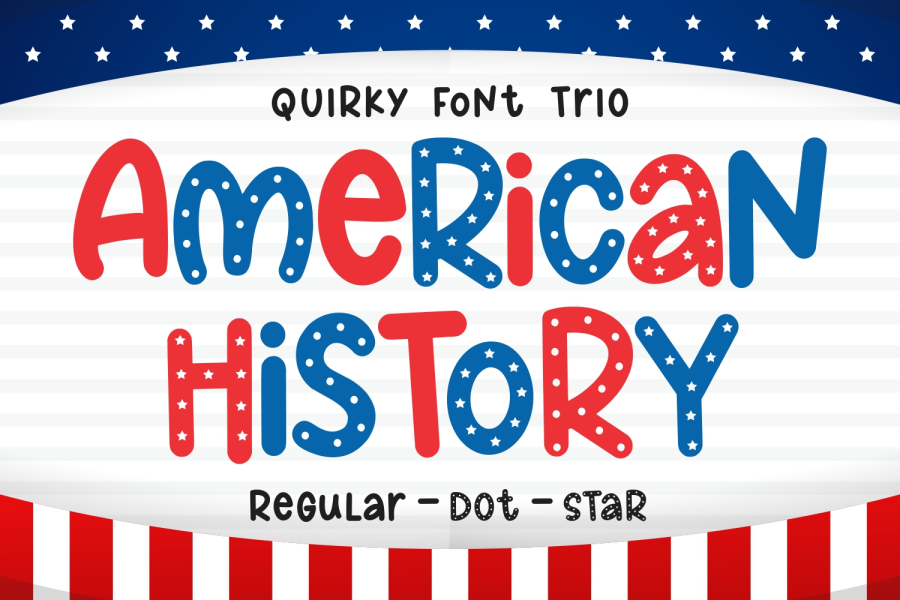 AmericaN History Font Family · 1001 Fonts