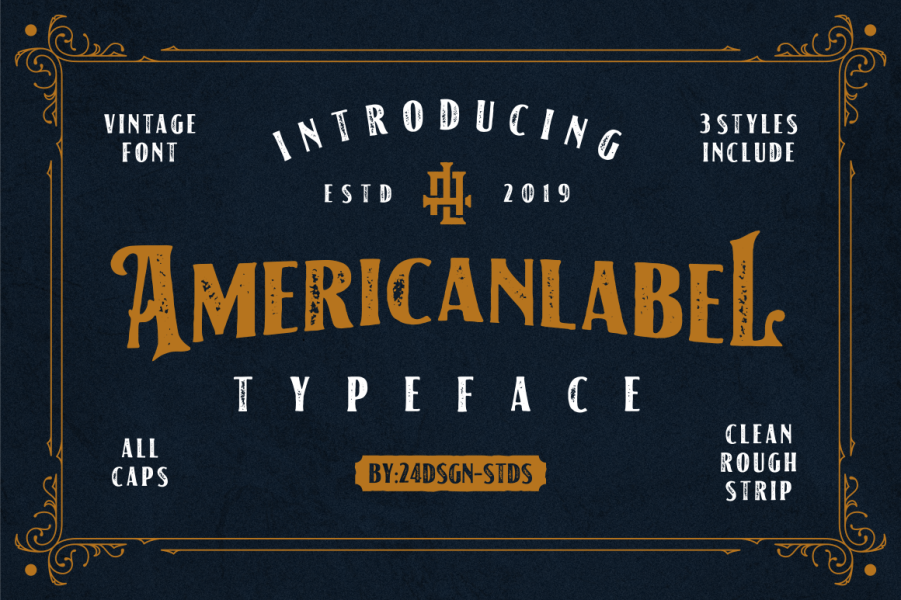 American Label Font Family · 1001 Fonts