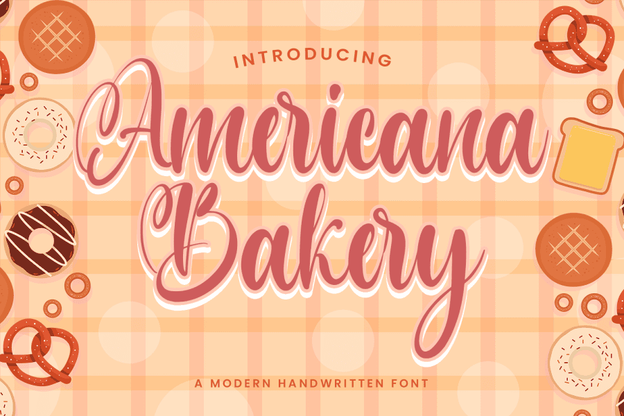 Americana Bakery Font · 1001 Fonts