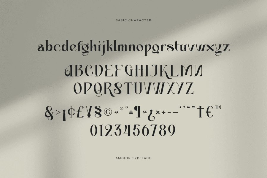Amgior Font · 1001 Fonts