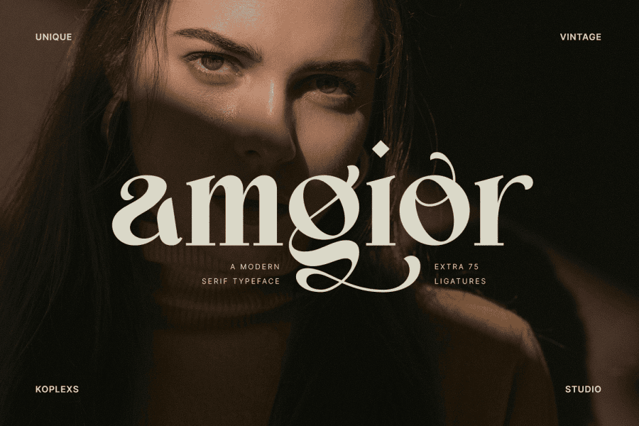 Amgior Font · 1001 Fonts