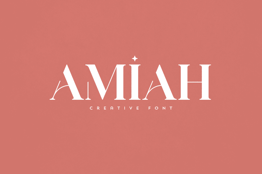 Amiah Font · 1001 Fonts