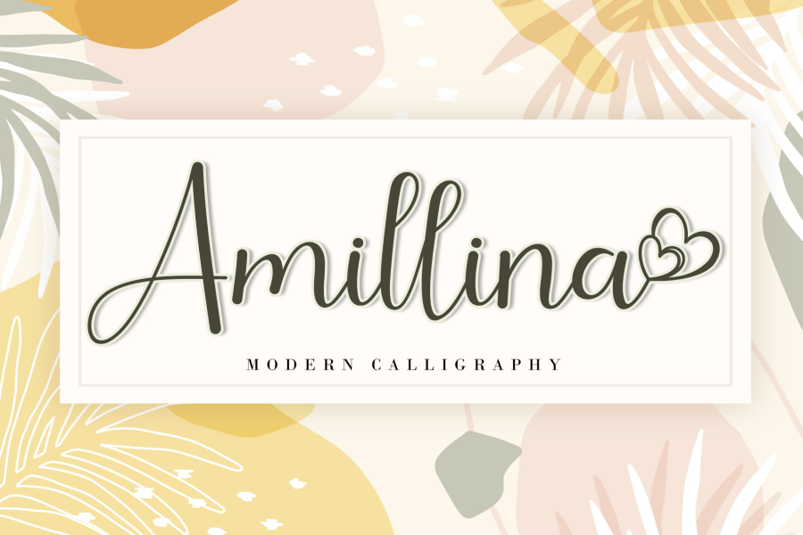 Amillina Font · 1001 Fonts