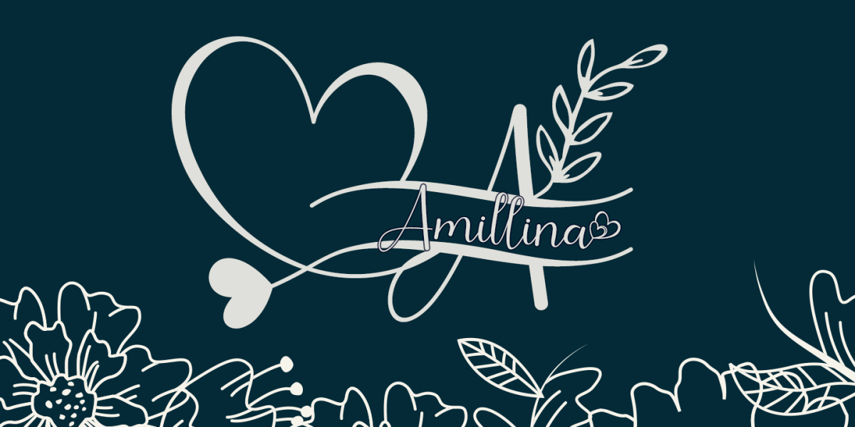 Amillina Monogram Font · 1001 Fonts