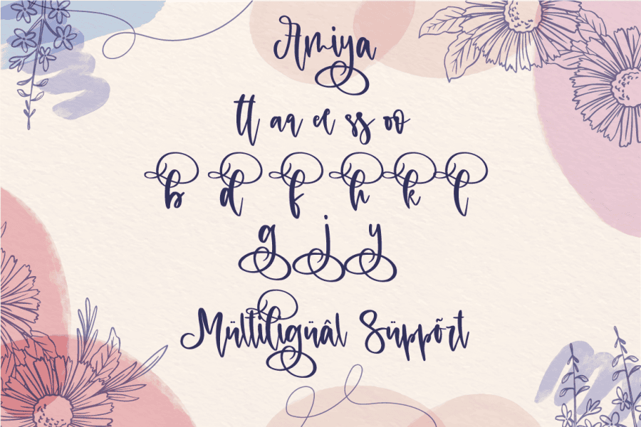 Amiya Personal Use Only Font · 1001 Fonts
