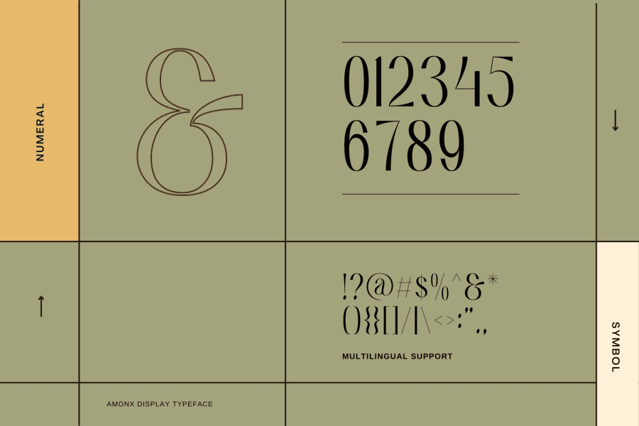 Amonx Font · 1001 Fonts