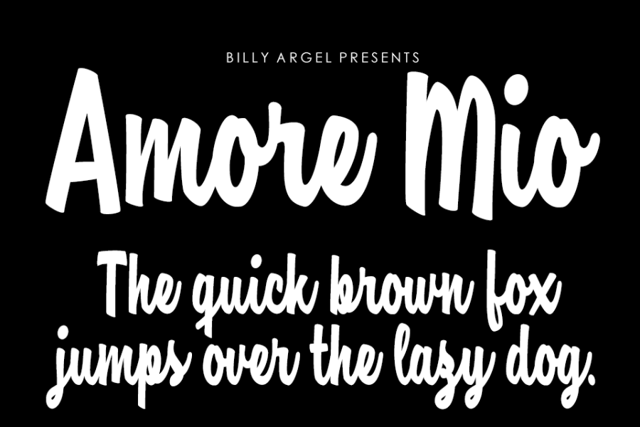 Amore Mio Personal Use Font · 1001 Fonts