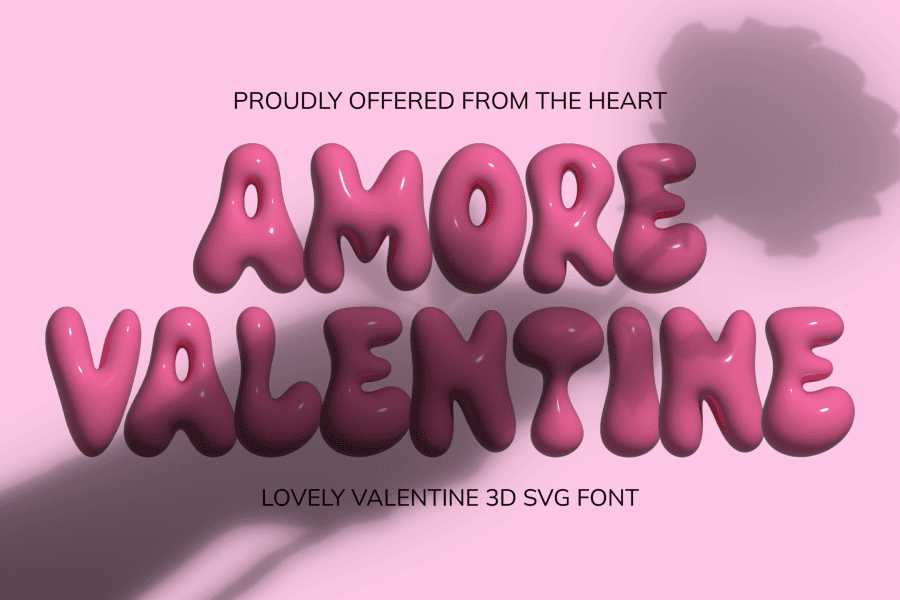 Amore Valentine Font · 1001 Fonts