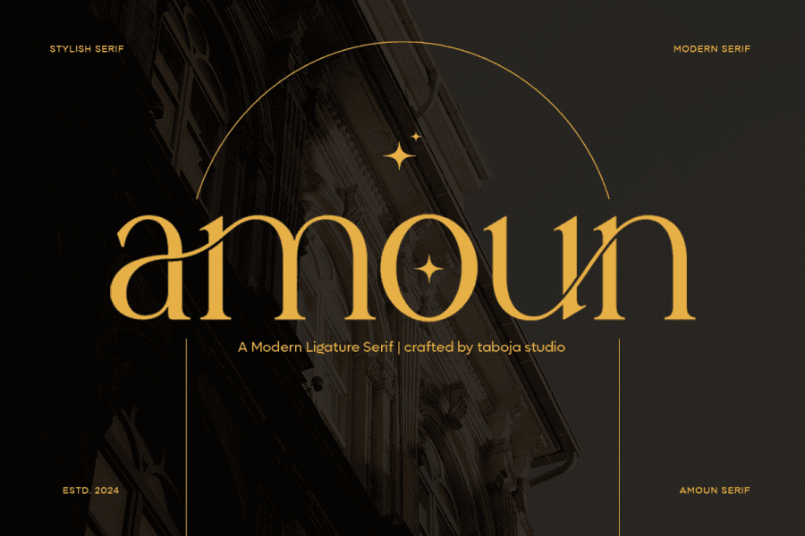 amoun lite Font · 1001 Fonts