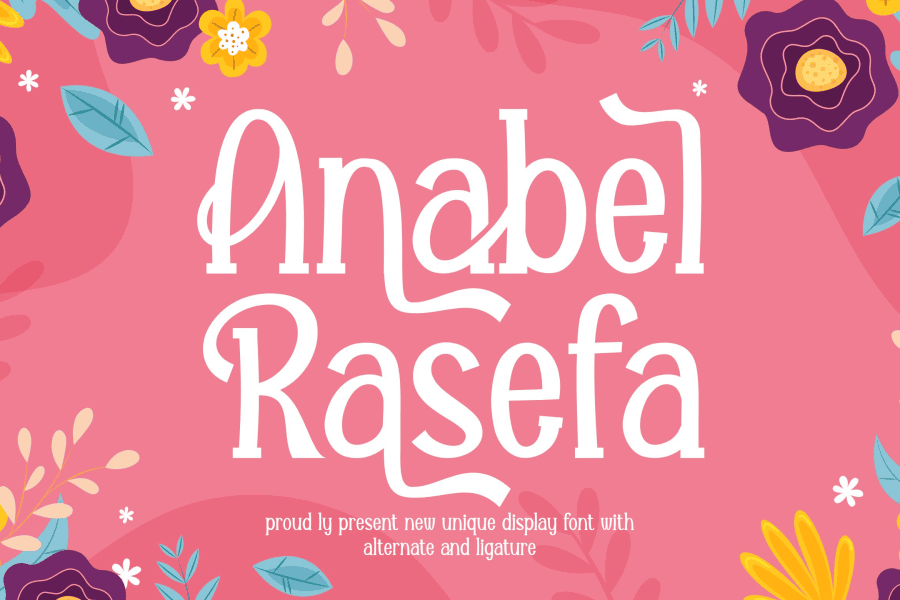 Anabel Rasefa Font · 1001 Fonts