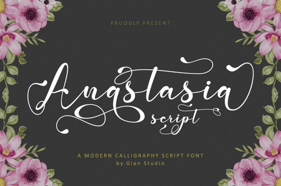 Anastasia Scrip Font · 1001 Fonts
