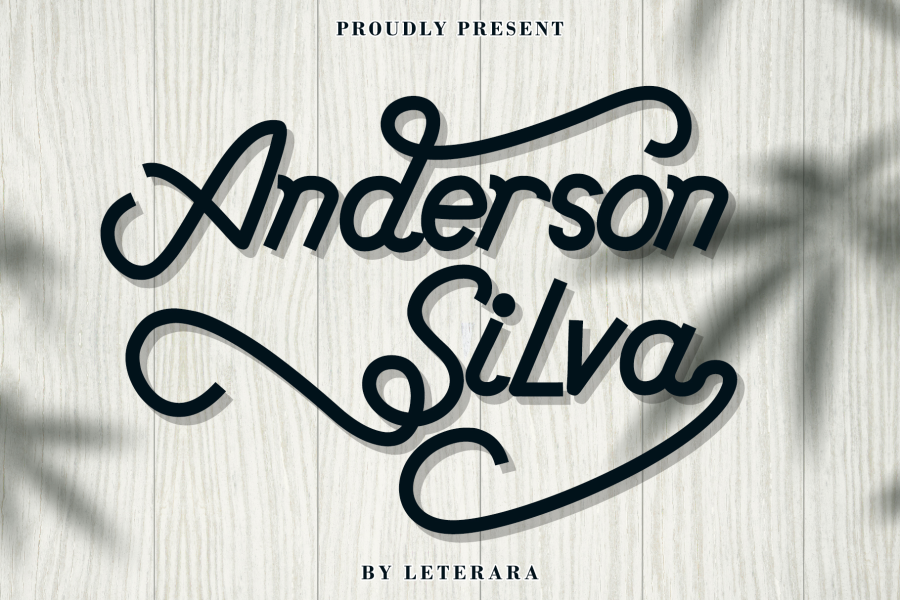 Anderson Silva Font · 1001 Fonts
