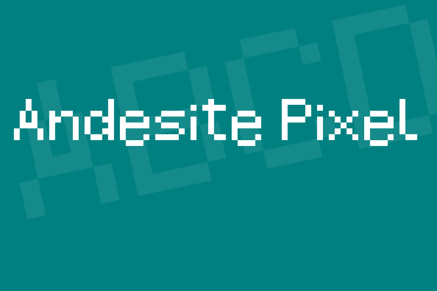 Andesite Pixel Font · 1001 Fonts