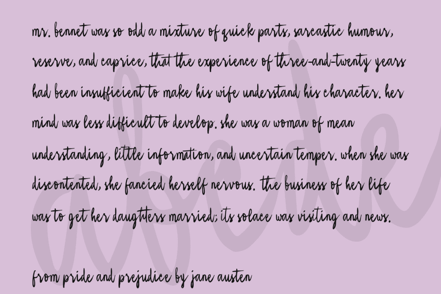 Andre and Stephanie Font · 1001 Fonts