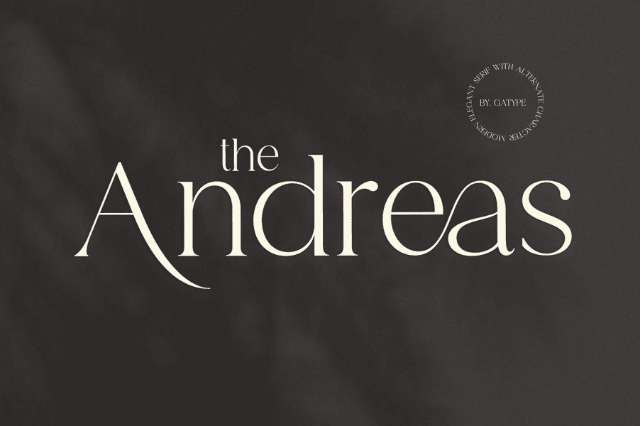 Andreas Font · 1001 Fonts