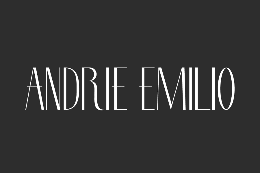 Andrie Emilio Demo Font · 1001 Fonts