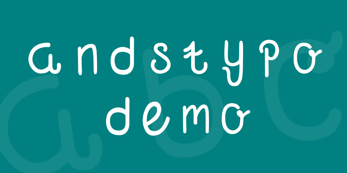 Andstypo Demo Font · 1001 Fonts