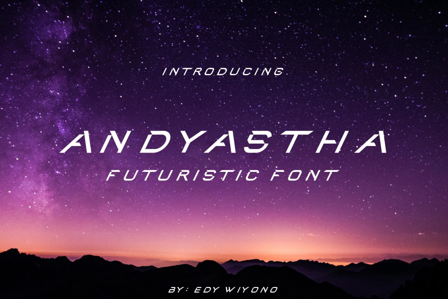 Andyasta Font · 1001 Fonts
