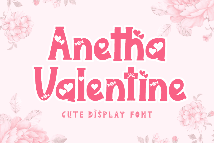 Anetha Valentine Font · 1001 Fonts