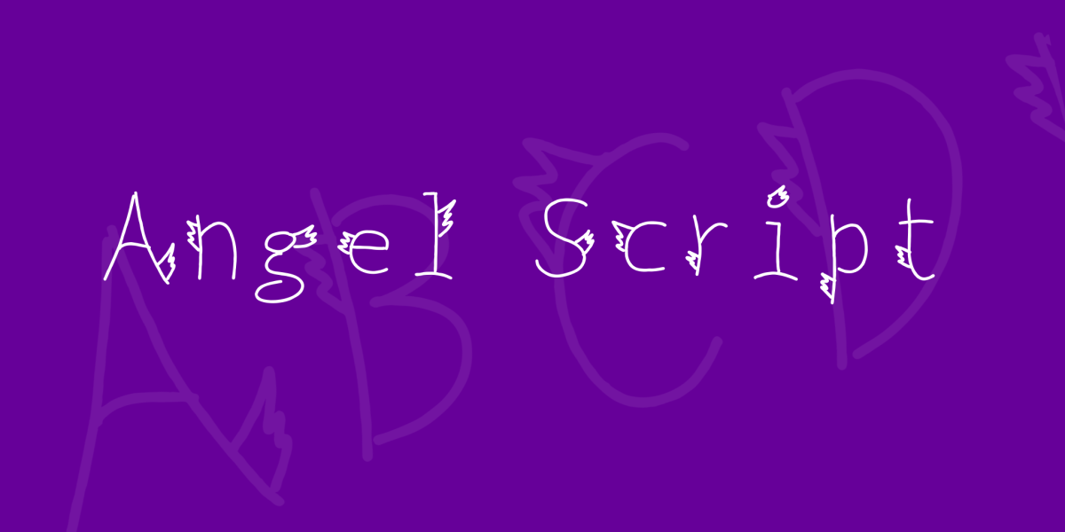 Angel Script Font · 1001 Fonts