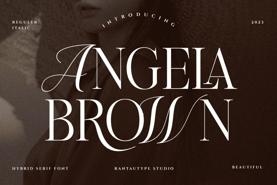 Angela Brown Font · 1001 Fonts