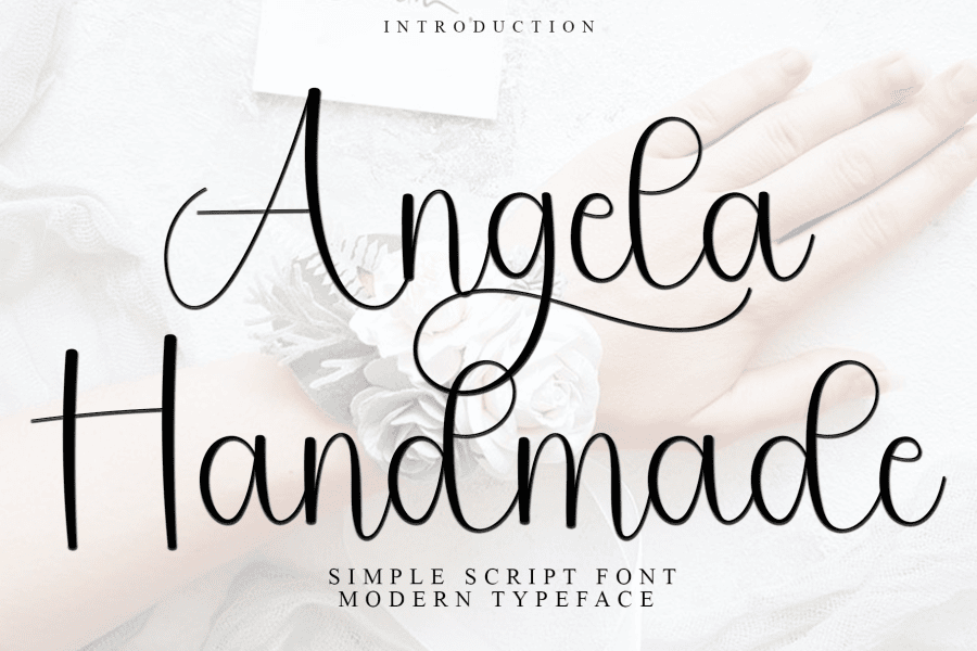 Angela Handmade Font · 1001 Fonts
