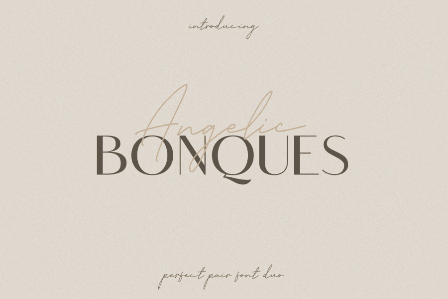 Angelic Bonques Free Font Family · 1001 Fonts