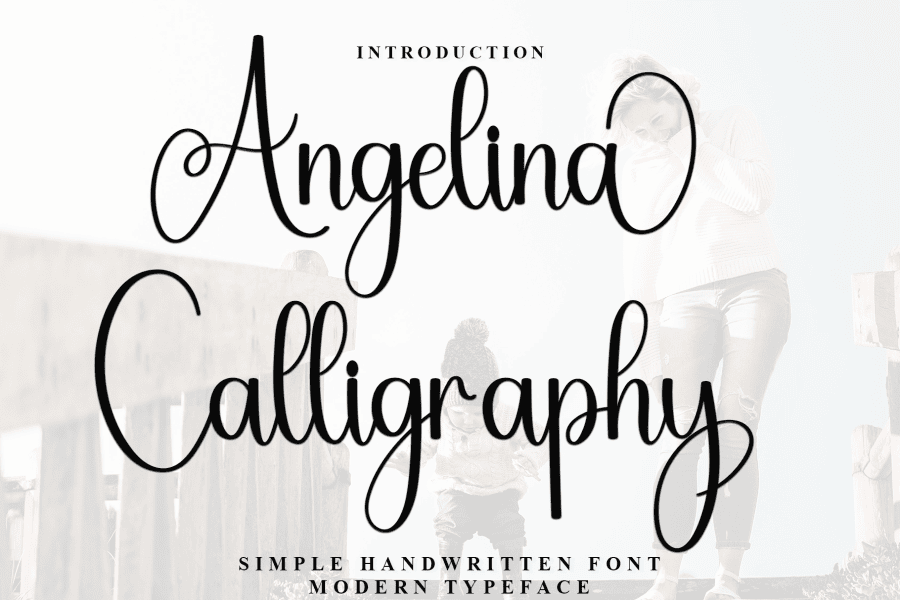 Angelina Calligraphy Font · 1001 Fonts