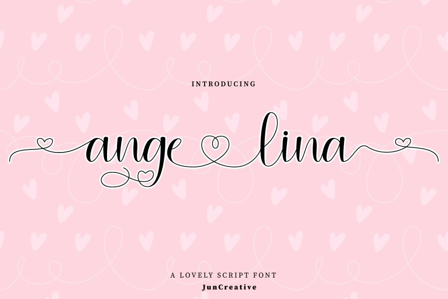 Angelina Lovely Font · 1001 Fonts