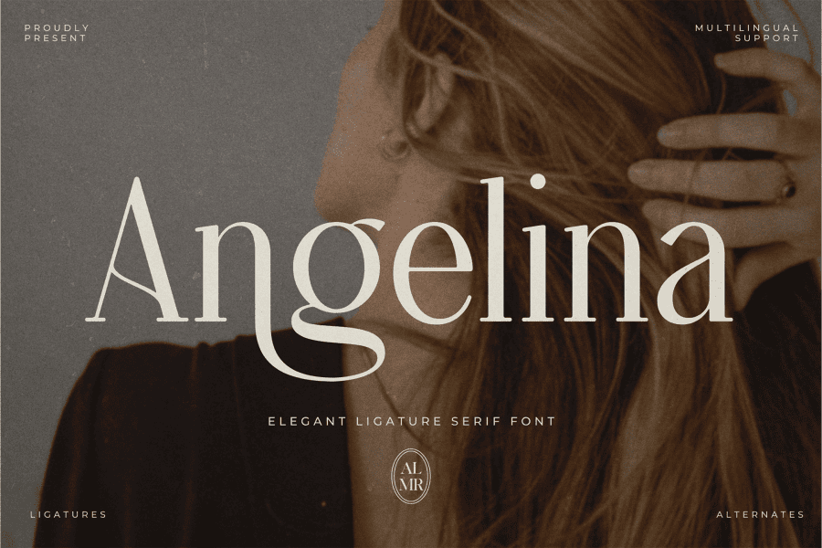 Angelina Serif Font · 1001 Fonts