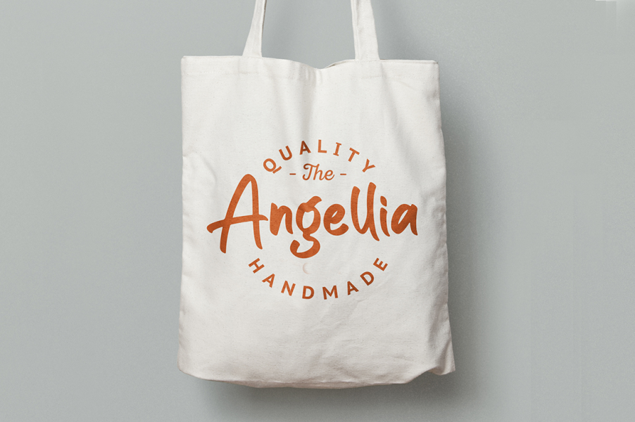 Angellia Font · 1001 Fonts