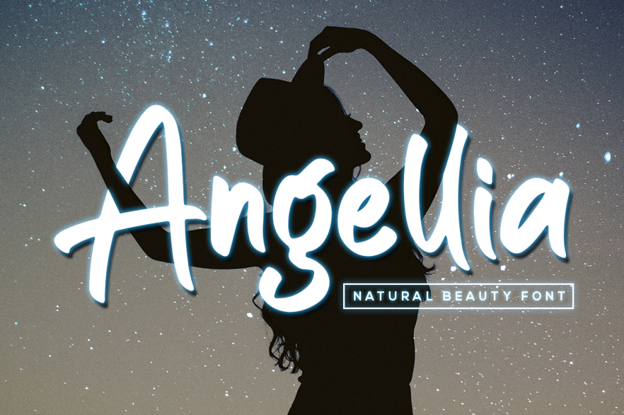 Angellia Font · 1001 Fonts
