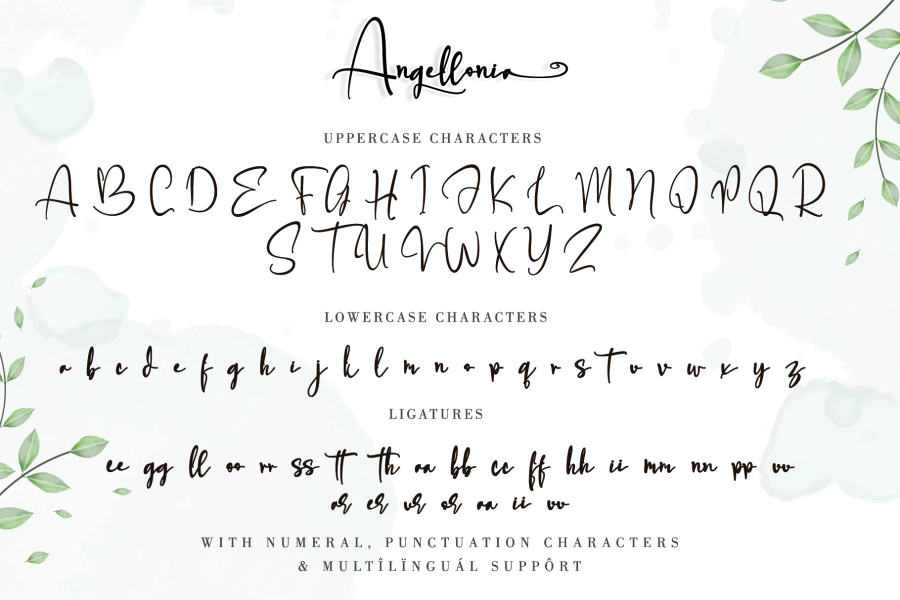 Angellonia Font · 1001 Fonts