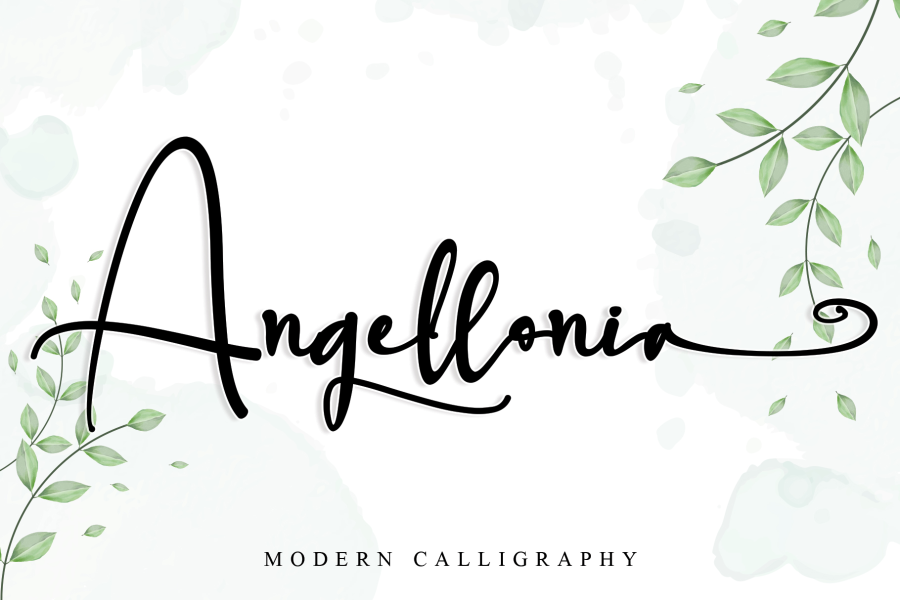 Angellonia Font · 1001 Fonts