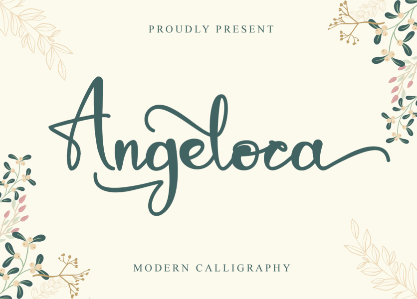 Angeloca Font · 1001 Fonts