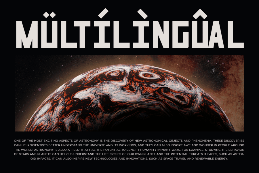 Angle Square DEMO Font · 1001 Fonts