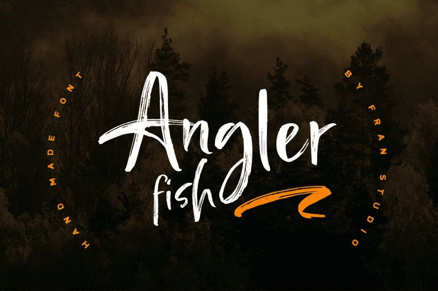 Angler fish Font Family · 1001 Fonts