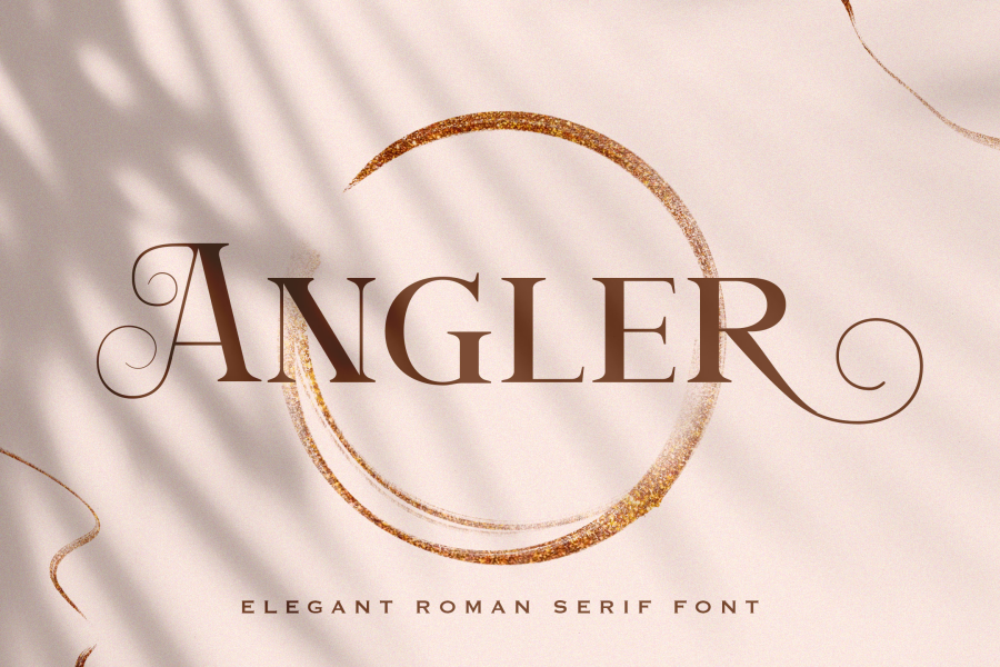 Angler Font · 1001 Fonts