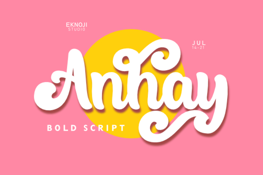 Anhay Font · 1001 Fonts