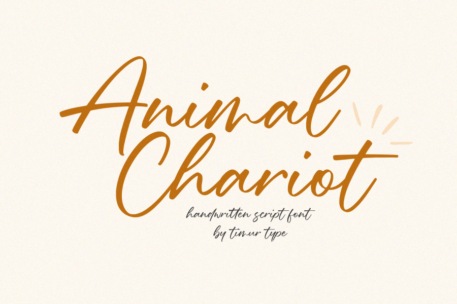 Animal Chariot Font · 1001 Fonts